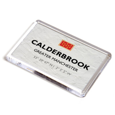 FRIDGE MAGNET - Calderbrook, Greater Manchester - Lat/Long SD9418 | eBay