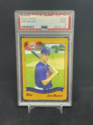 2002 TOPPS JOE MAUER #622 ROOKIE RC MINNESOTA TWINS PSA 9 MINT | eBay