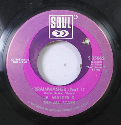 Soul 45 Jr Walker & The All Stars - Brainwasher (Part 1) / What Does It ...