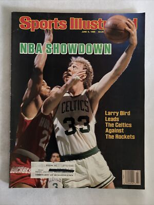 1986 June 9 Sports Illustrated Magazine Larry Bird Leads Celtics (MH864 ...