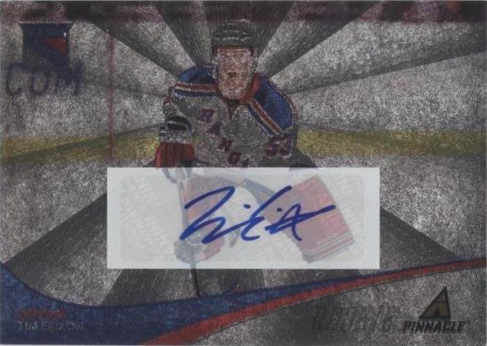 2011-12 Pinnacle - Rookie Ice Breakers Tim Erixon #281 (AU, RC) for ...