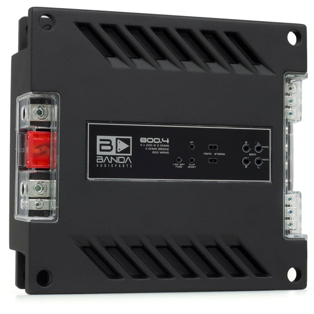 Banda 800.4 Amplifier Module 800 Watts Rms 2 Ohms 4 Channels Free ...