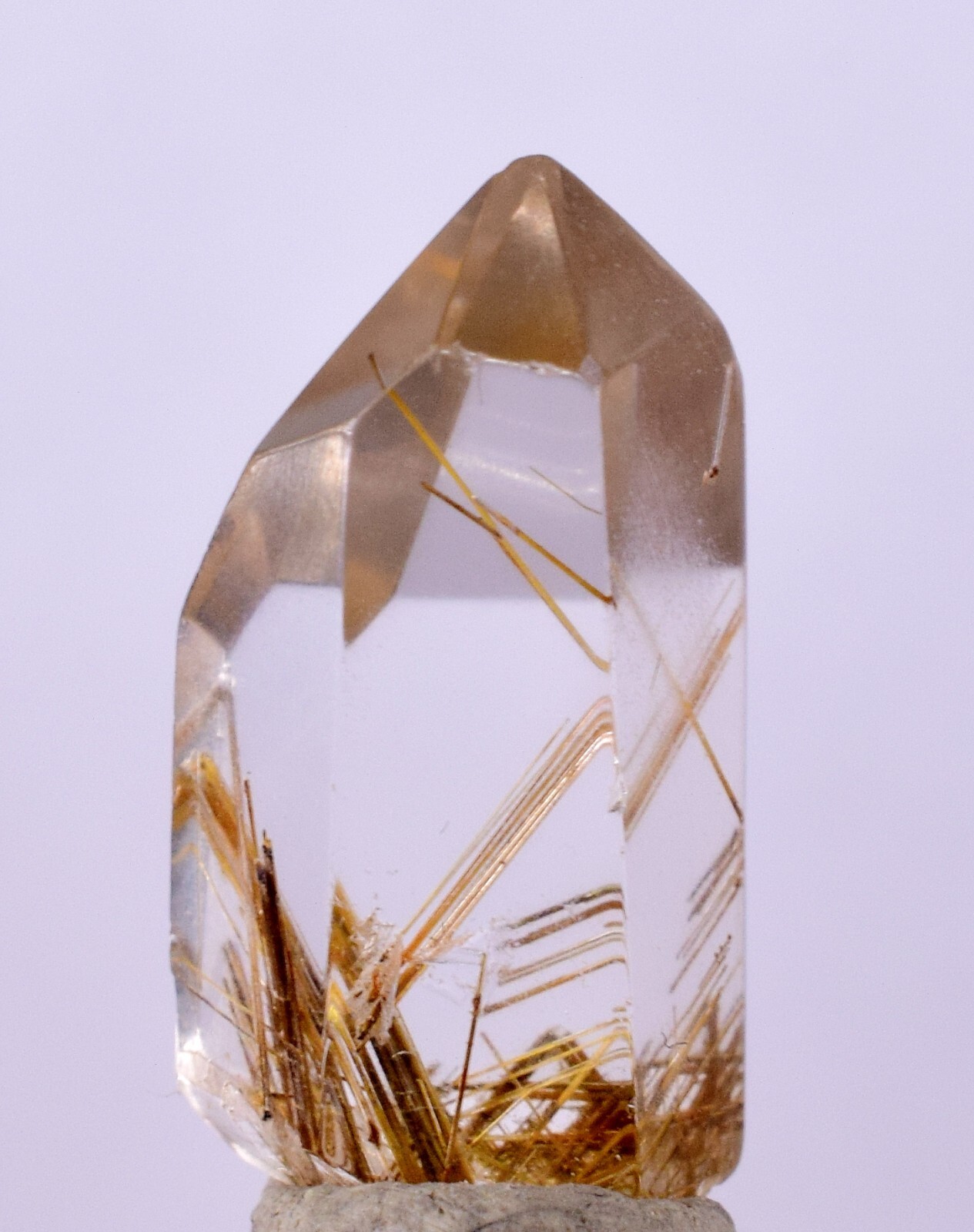 1.4cms QUARTZ RUTILATED POLISHED CABOCHON BRASIL RUTILE PENDANT JEWELRY ...