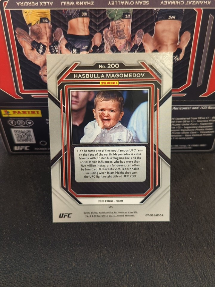 2023 Panini Prizm UFC HASBULLA MAGOMEDOV SILVER Prizm ROOKIE Card RC SP ...