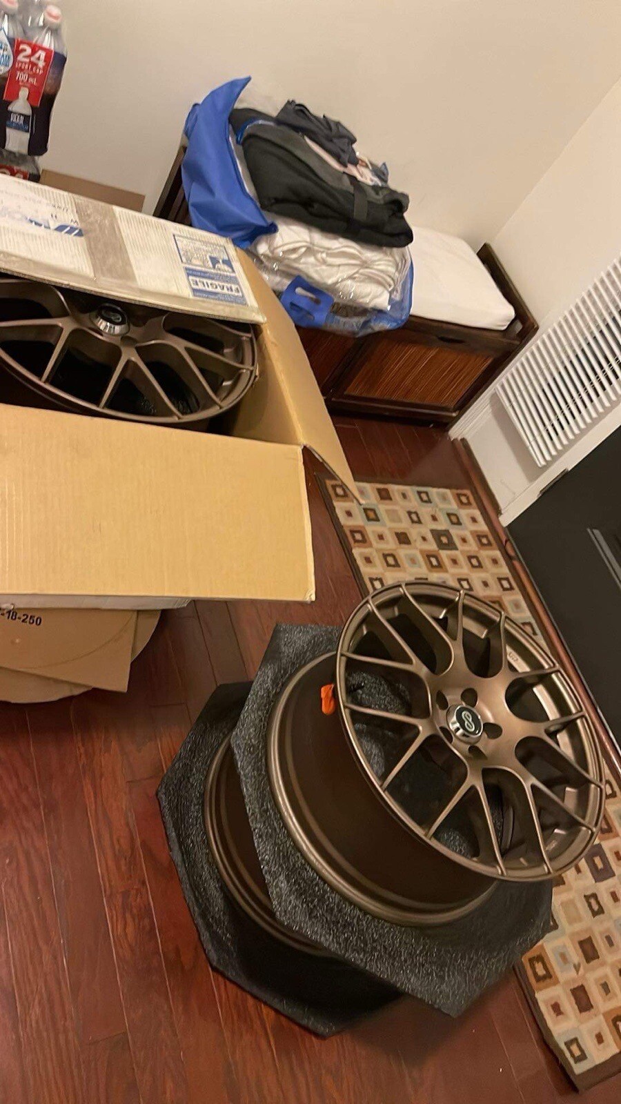 18x8.5 +33 Enkei RAIJIN 5x100 Bronze Paint Rims (Set of 4) | eBay