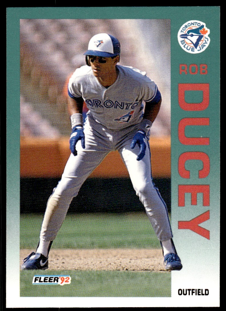 1992 Fleer Baseball Card Rob Ducey Toronto Blue Jays #328 | eBay