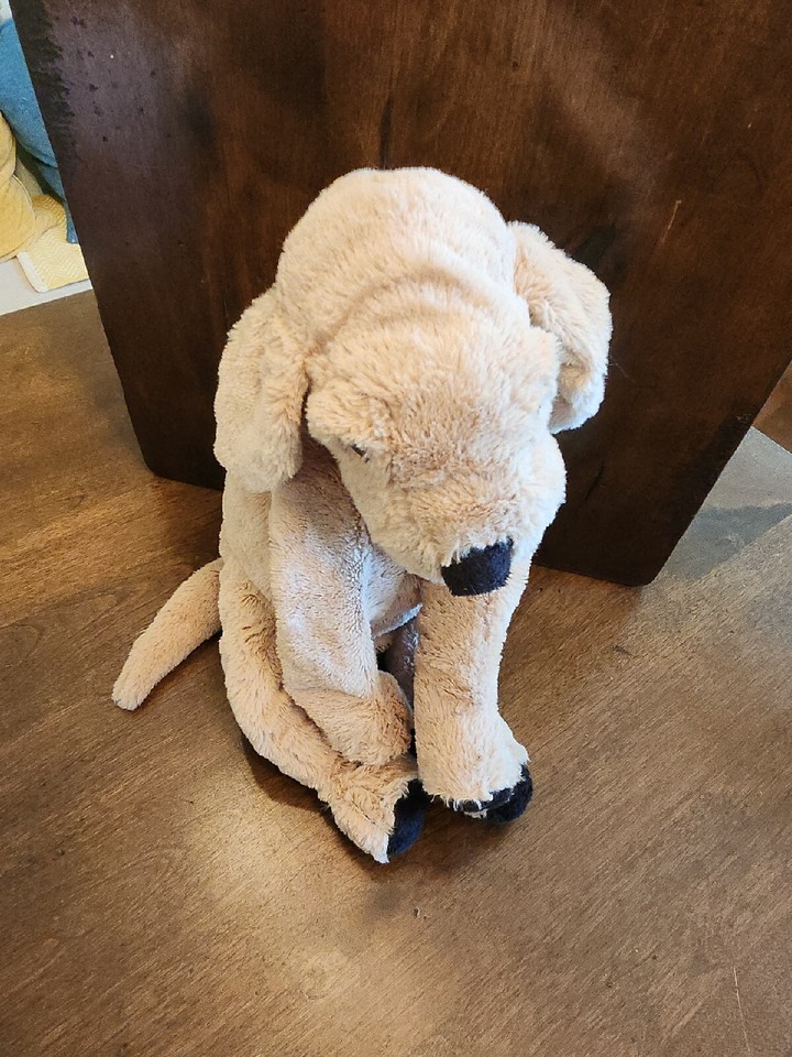 IKEA Gosig Golden Retriever Dog 15" Plush Puppy Lovey Floppy Yellow Lab ...