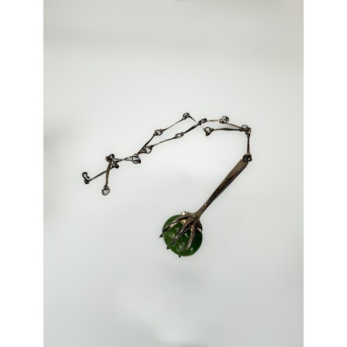 Vintage Jewelry - Silver Oddity Necklace - Talons with Stone on Custom ...