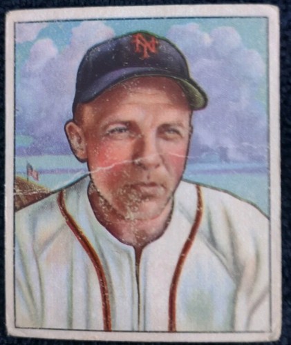 1950 Bowman #29: Ed Stanky New York Giants FR-GD CR ST on back | eBay