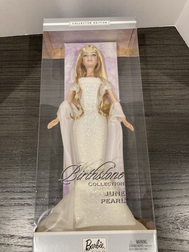 Barbie 2002 Birthstone Collection June Pearl Doll Blonde | eBay