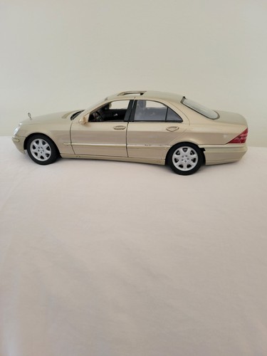 diecast 1/18 Maisto Mercedes S-Class Gold Color | eBay