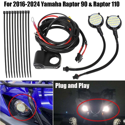 For Yamaha RAPTOR 90 and RAPTOR 110 headlight kit, fits in location ...