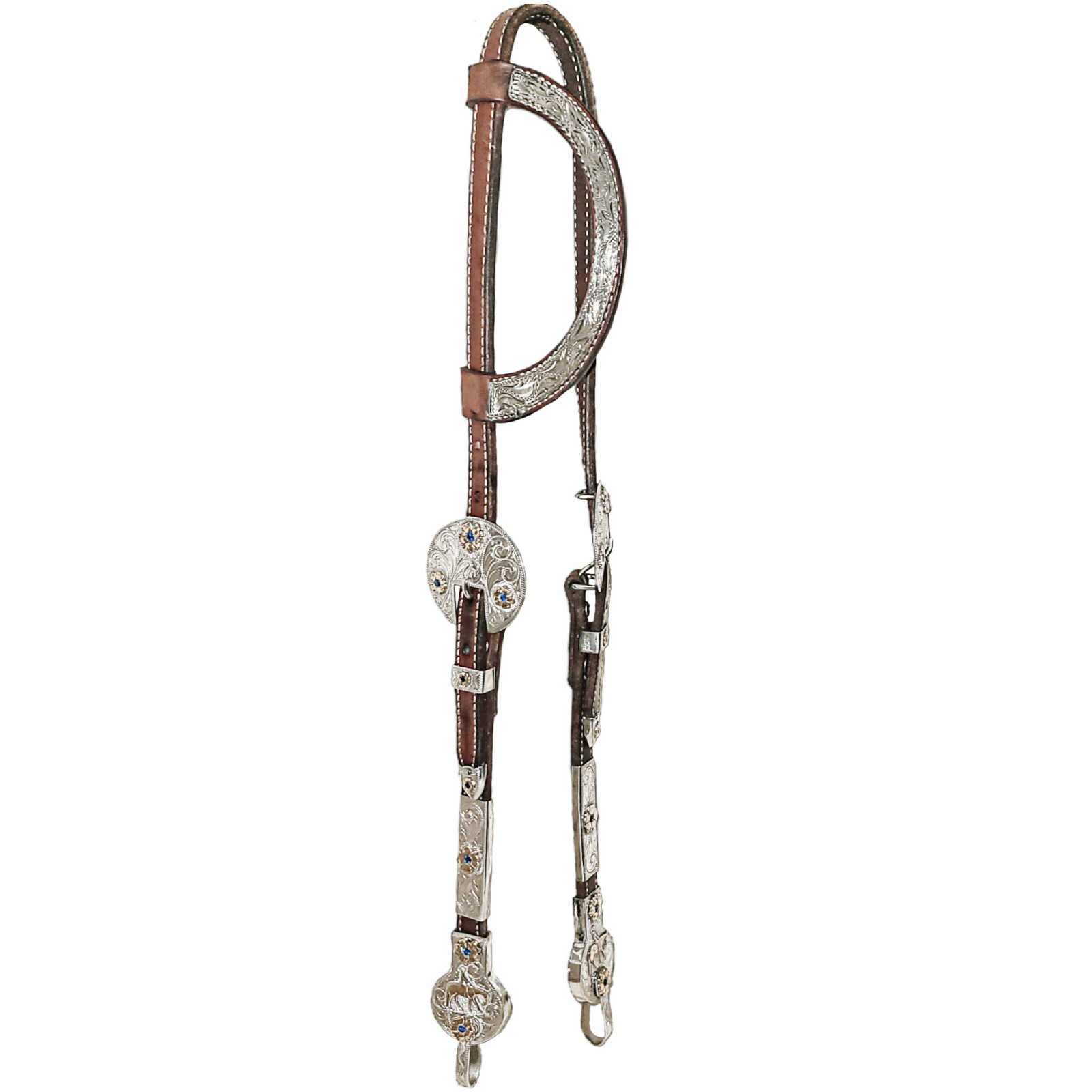 Carlos Silversmith Roseville Sterling Silver Bit Clips Pleasure Horse ...
