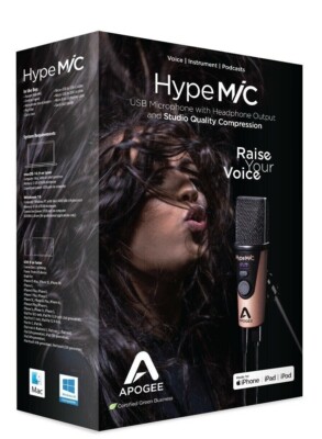 Apogee Hype MiC USB Cardioid Condenser Microphone with Analog Compressor HypeMic 805676302171| eBay