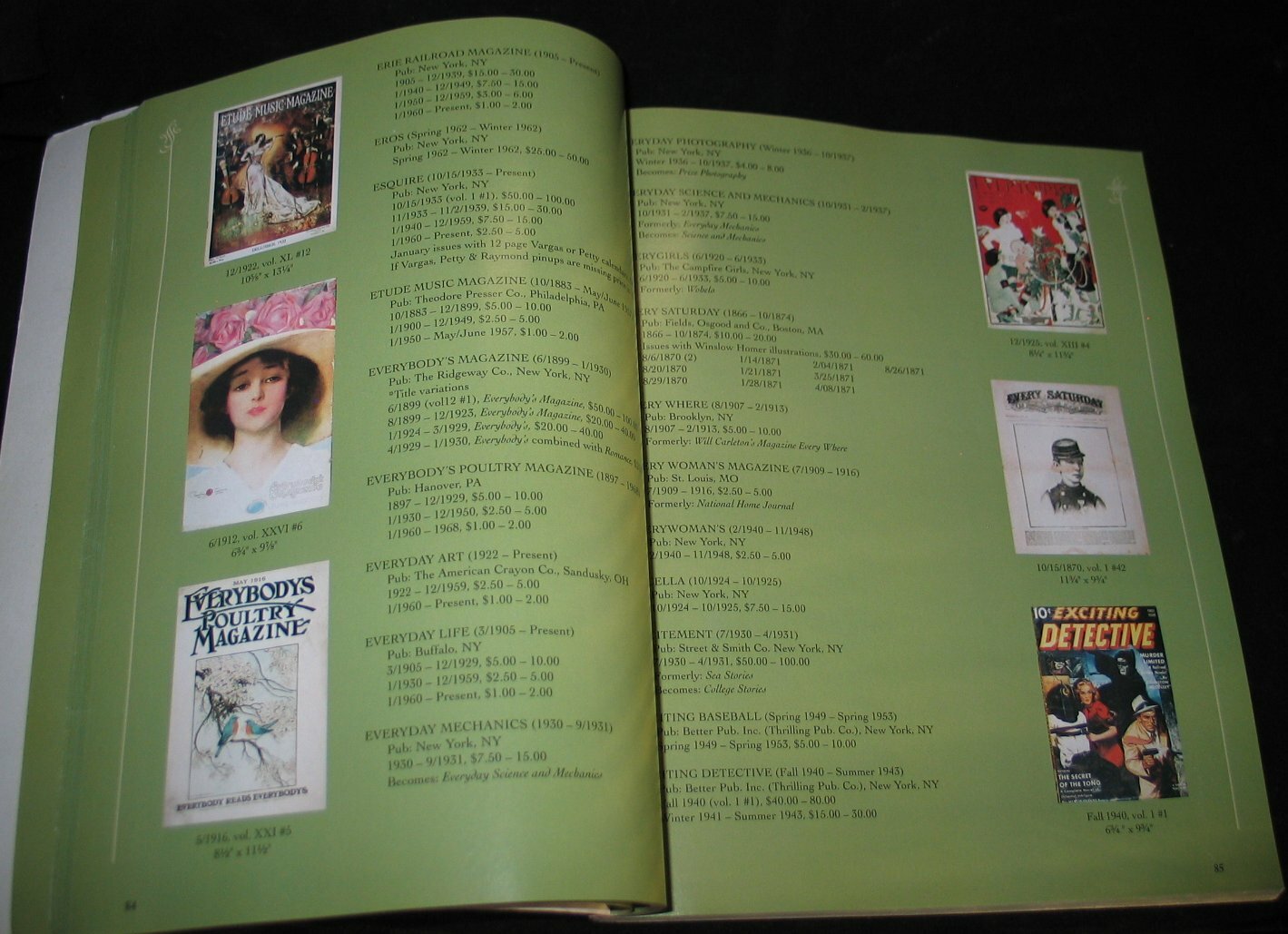 OLD MAGAZINES Identification & Value Guide Book (Soft Cover-Very Good ...