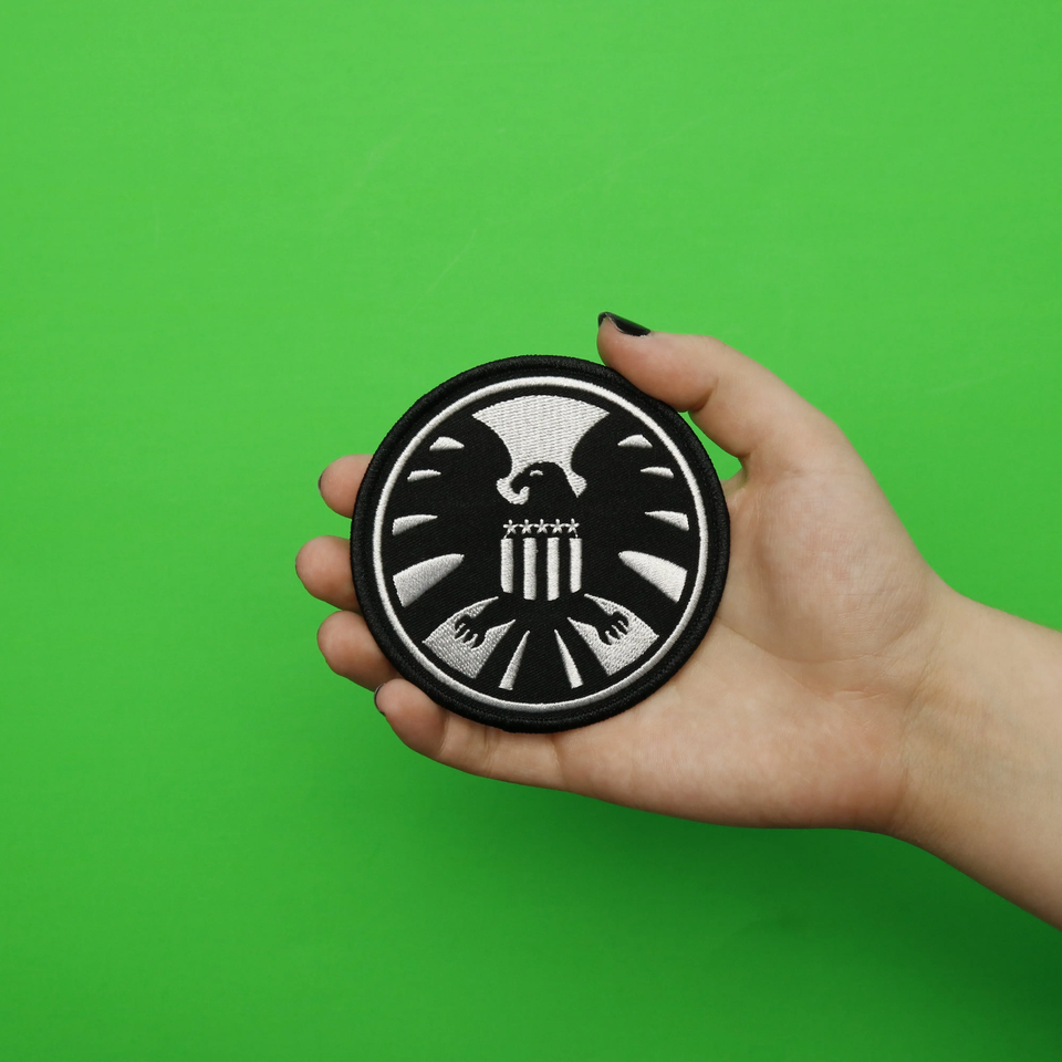 Marvel Comics Agents Of Shield Round Embroidered Iron On Patch | eBay