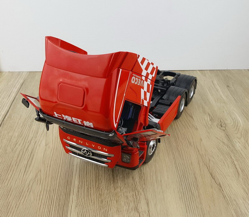 SAIC MOTOR Hongyan GENLVON C500 TRUCK Jieshi 2020 tractor 1/24 Pre ...