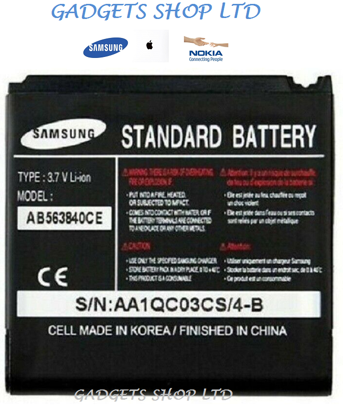 Genuine SAMSUNG Quality Battery AB563840CE for F700 F490 m8800 for sale ...