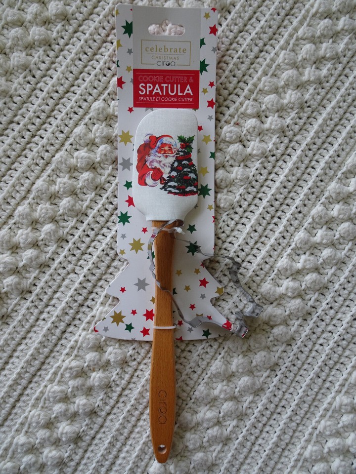 Ciroa CHRISTMAS SANTA, SACK & TREE Large Spatula XL ELF Cookie Cutter ...