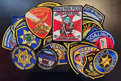 California State Police Sheriff FBI Fire + Police Patch U Pick Choose ...