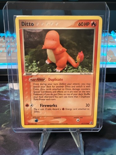 Pokemon Card - Ditto (Charmander) Delta Species 61/113 Common NM | eBay