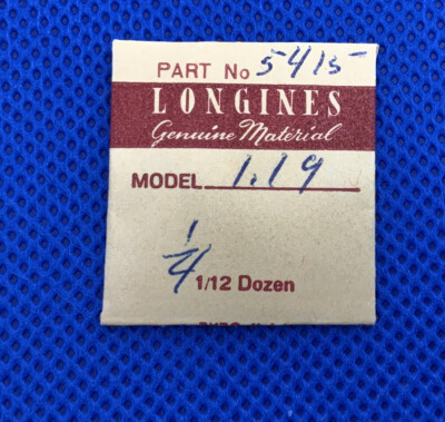 Longines 1.19 Part #5415 Ratchet Wheel Screws (3) Sealed. NOS. 60-50 R ...