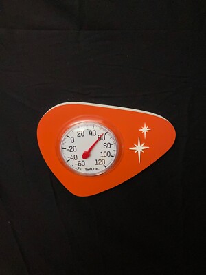Mid Century Atomic Thermometer, Water Proof, Outdoors or Indoors ...