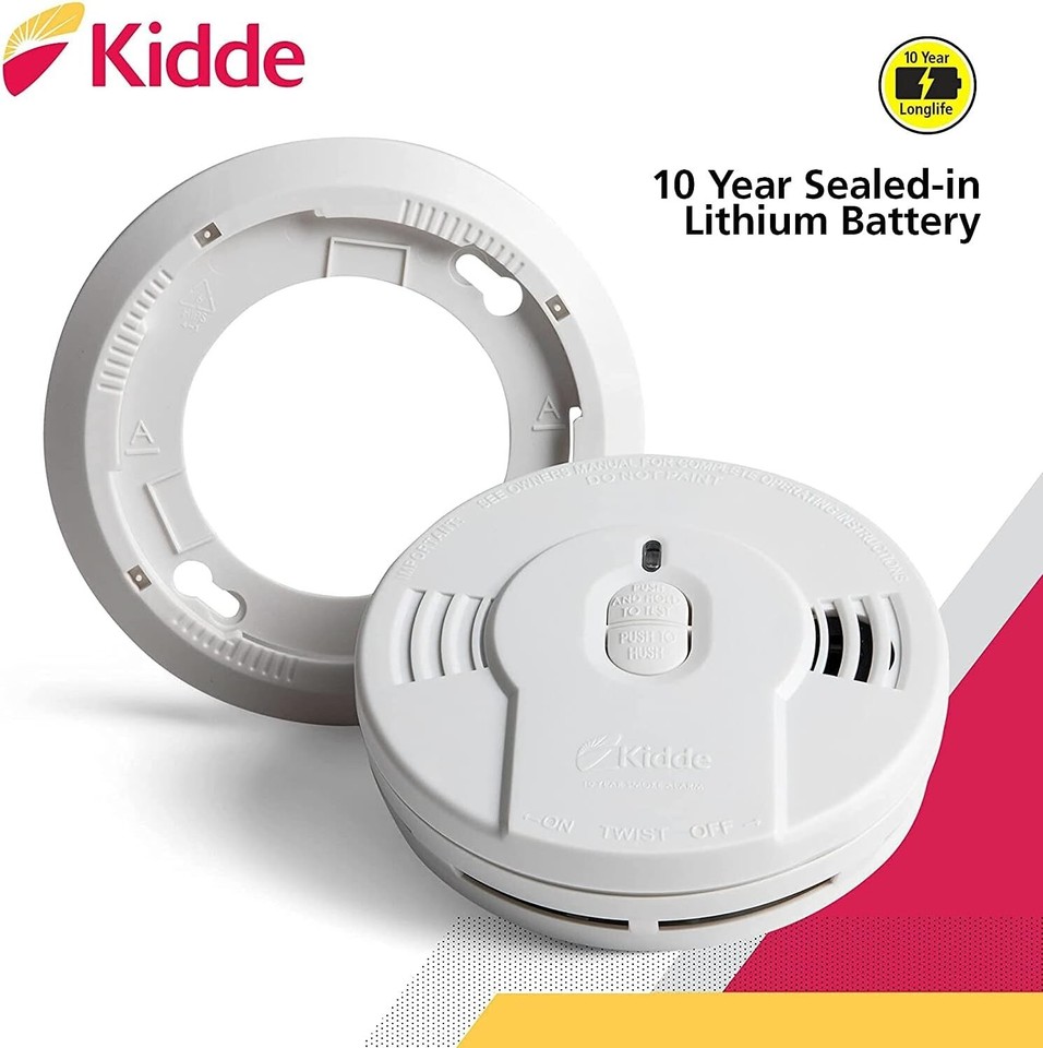 Kidde Smoke Detector - 10-Year - Replacement Alert - 6 Pack | eBay