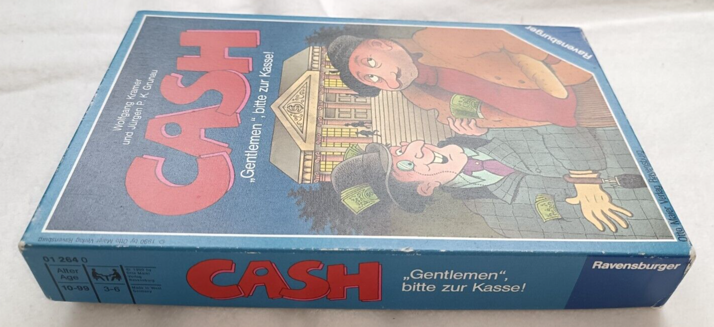 CASH Gentlemen bitte zur Kasse! Gesellschaftsspiel 1990 Kartenspiel ...