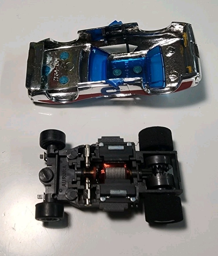 Aurora AFX Chrome Javelin AMX Trans Am HO Slot Car G+ Plus Speed ...