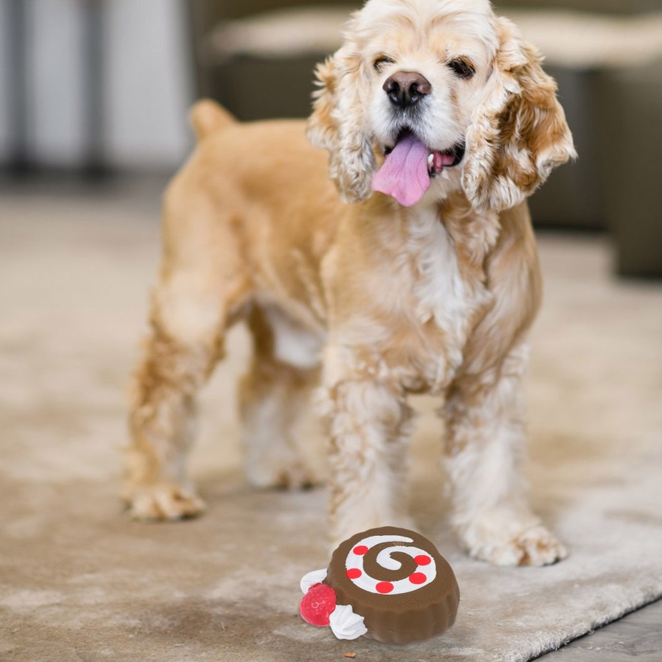 Squeaky Latex Dog Toy for Teething Puppies Chew Toy for Small Dogs ...