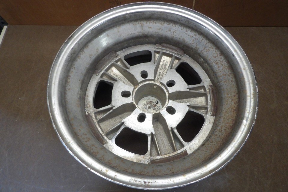 Cragar SS 15" x 10" Wheel Chrome Reverse Deep Dish Uni-lug Rim patina ...