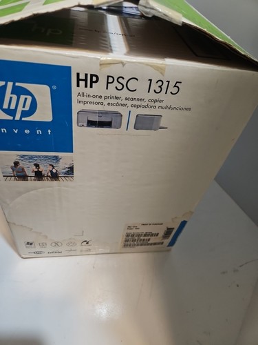 HP PSC 1315 All-In-One Inkjet Printer Scanner Copier NEW OPEN BOX ...