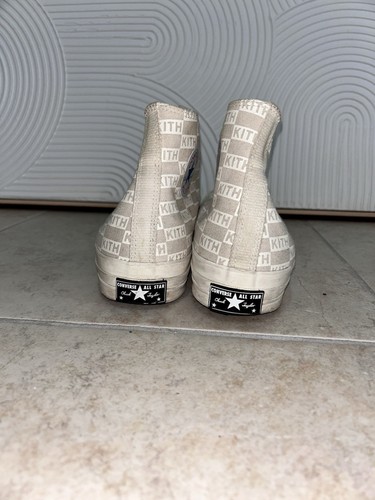 Size 13 - Converse Kith x Chuck 70 High Natural Monogram | eBay