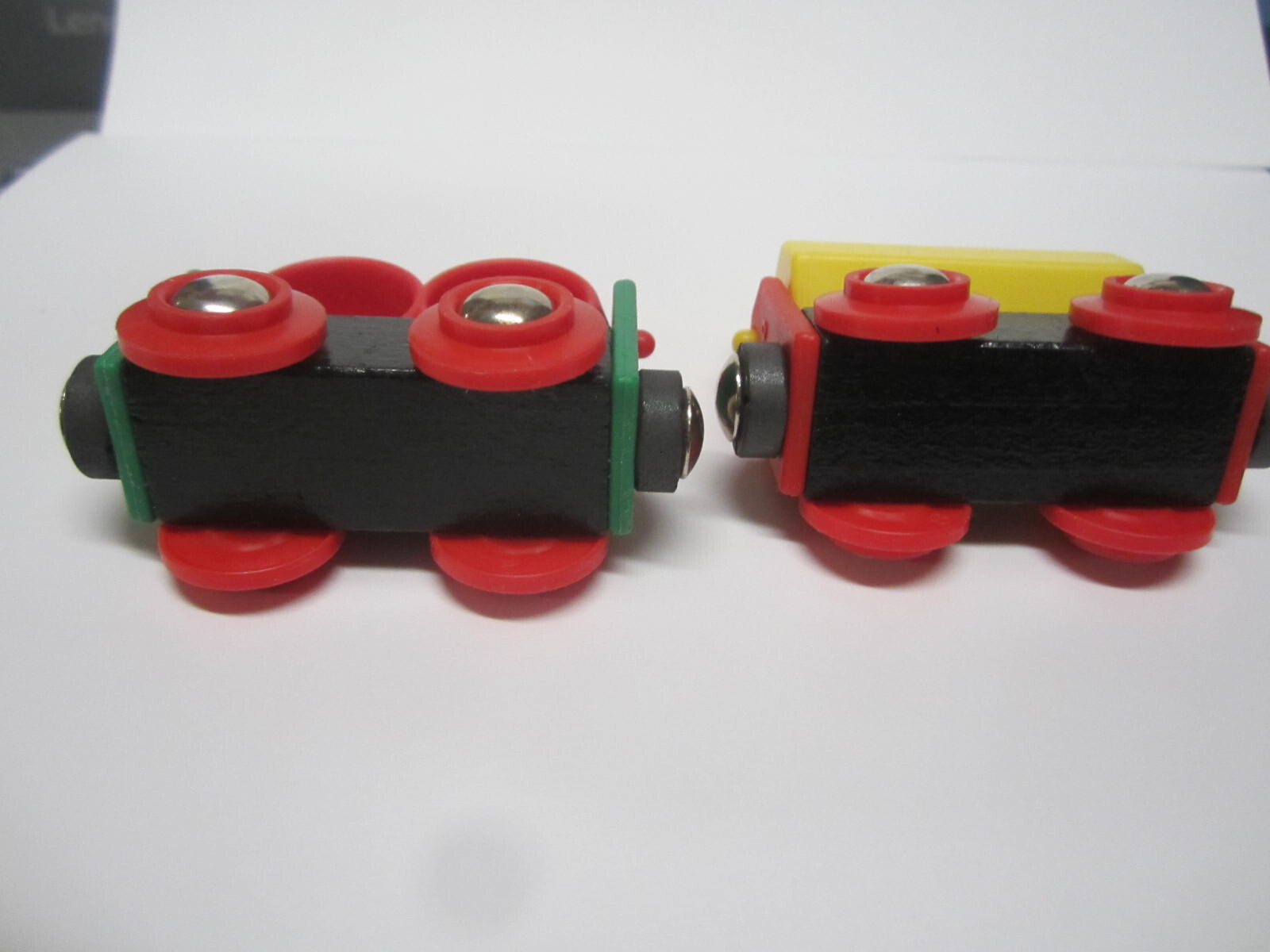 LOT OF 4 BRIO WOODEN MAGNETIC TRAINS | eBay