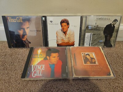 Lot of 5 Vince Gill CDs: Pocket Full of Goldz The Key, High Lonesome ...