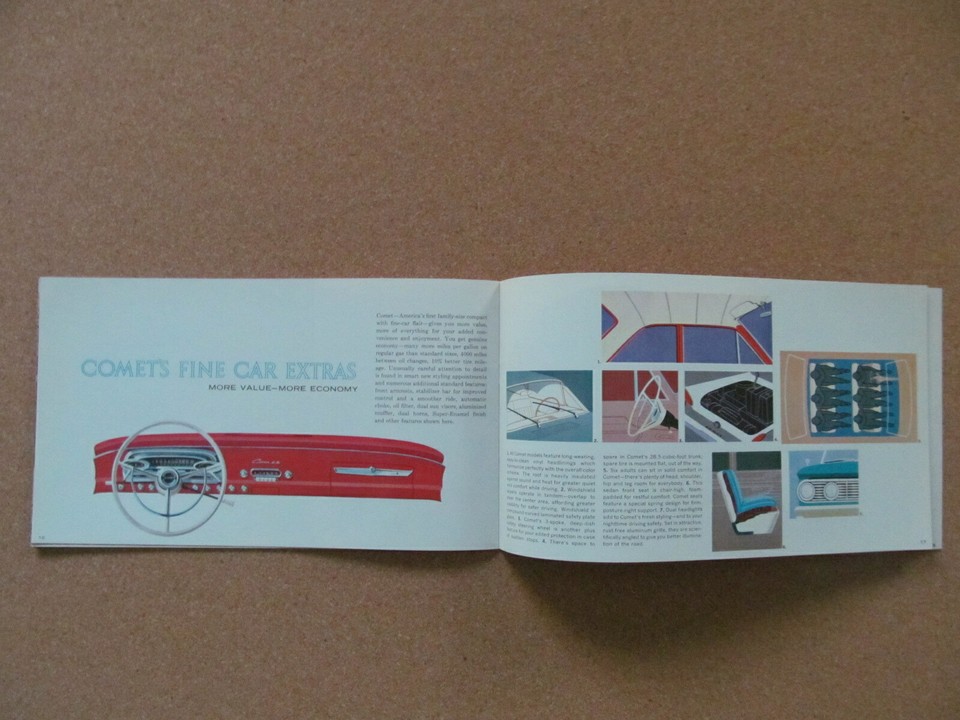 1961 Mercury Comet Auto Brochure ( NOS ) | eBay
