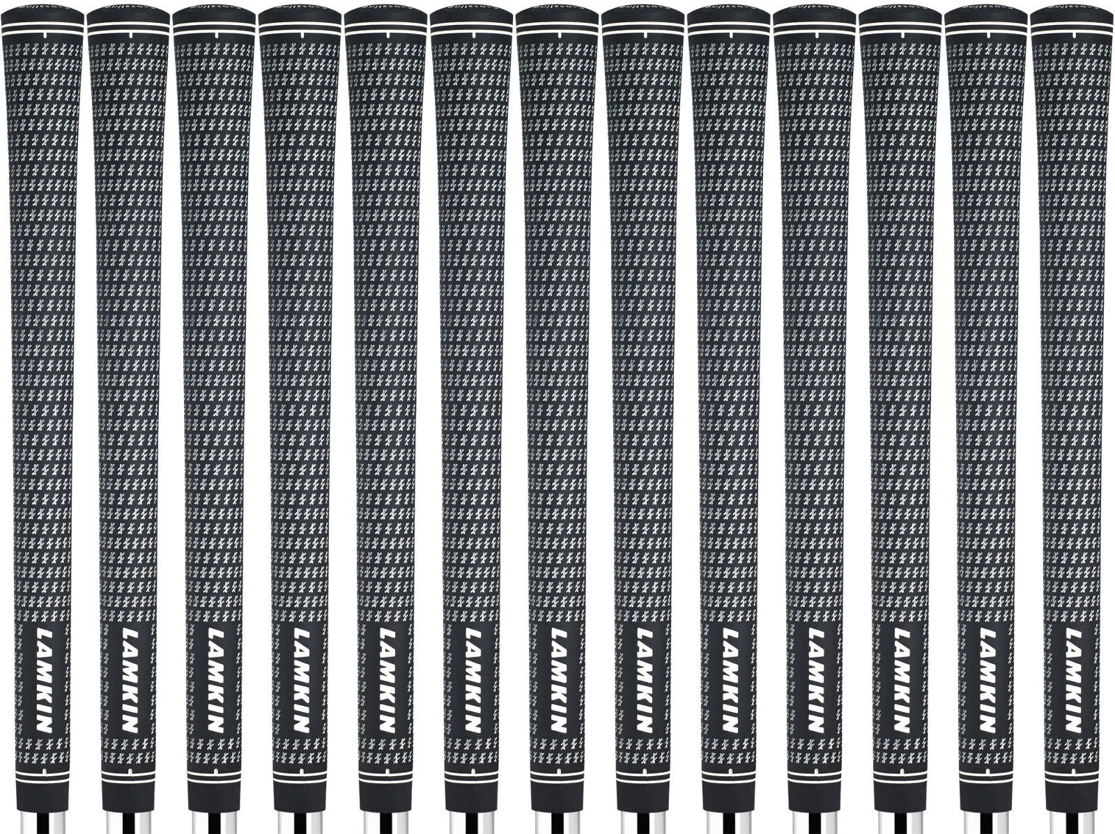 Lamkin Crossline Reminder RIBBED Standard Size Golf Grips - Set of 13 ...
