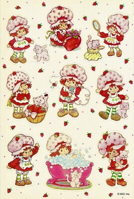 Vintage Strawberry Shortcake Vinyl Stickers Decal 1980s Reproduction | eBay