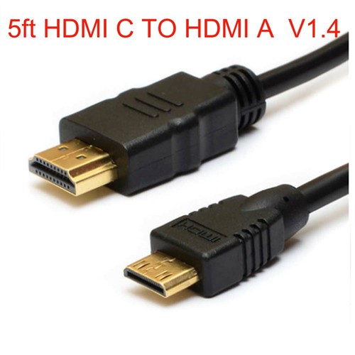 Mini HDMI C TO HDMI A Video Cable for JVC GZ-HM440BUS HM440RUS HM450AUS ...