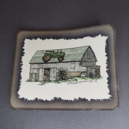 John Deere Barn Drawing Richard Neuman 1992 Office Fridge Sheet Magnet ...