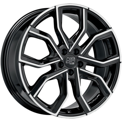 ALLOY WHEEL MSW MSW 41 FOR VOLKSWAGEN AMAROK 9X20 5X120 GLOSS BLACK ...