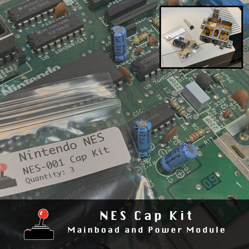 Nintendo NES Capacitor Kit (NES-001 NTSC) - No power, distorted audio ...