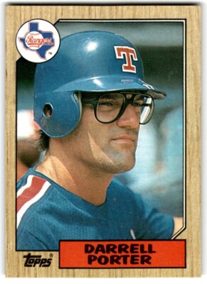 1987 Topps Baseball Cards Darrell Porter Texas Rangers #689 | eBay