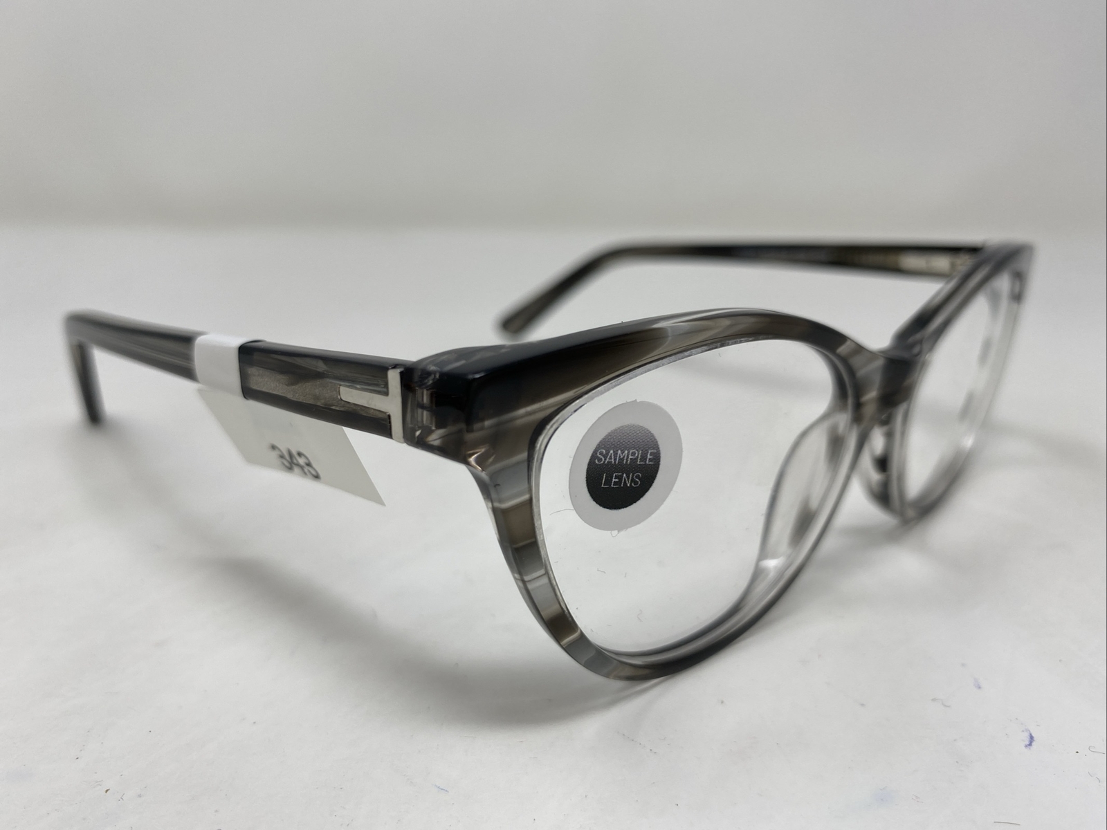 Sample Lens 17224 C04 50-15-135 Gray Marble Full Rim Eyeglasses Frame ...