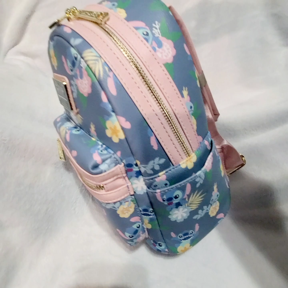 Loungefly Disney Lilo & Stitch Scrump Floral Pineapple Mini Backpack ...