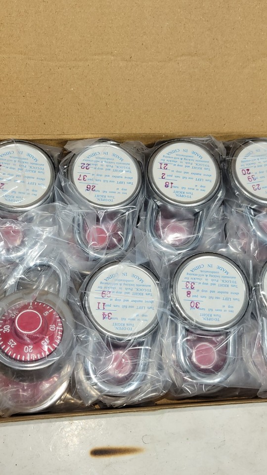 Standard Dial Combination Lock, 2 in. Wide, Pack Of 16 | eBay