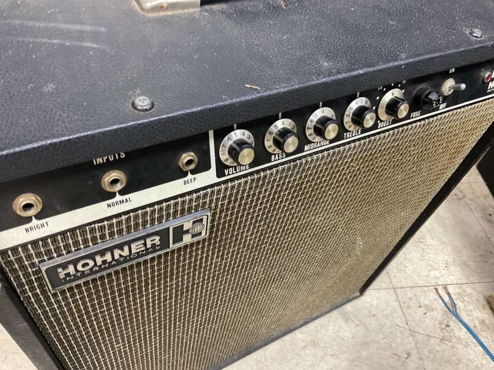 Vintage Hohner 1550 Bass Keyboard Combo Amplifier 1x15" Amp | eBay