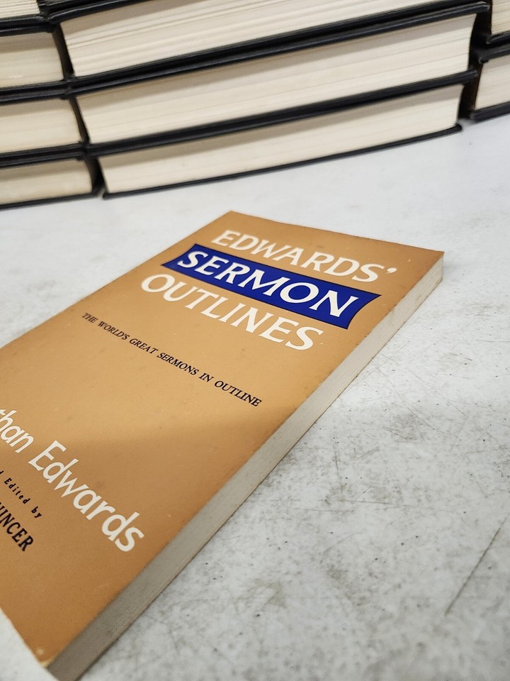 Edwards' Sermon Outlines 1971 Christian Preaching Theology Pastor Bible ...