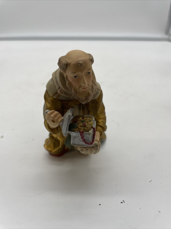 Vintage Dolfi Hand Painted Nativity Set of 20 Pieces in Original Boxes ...